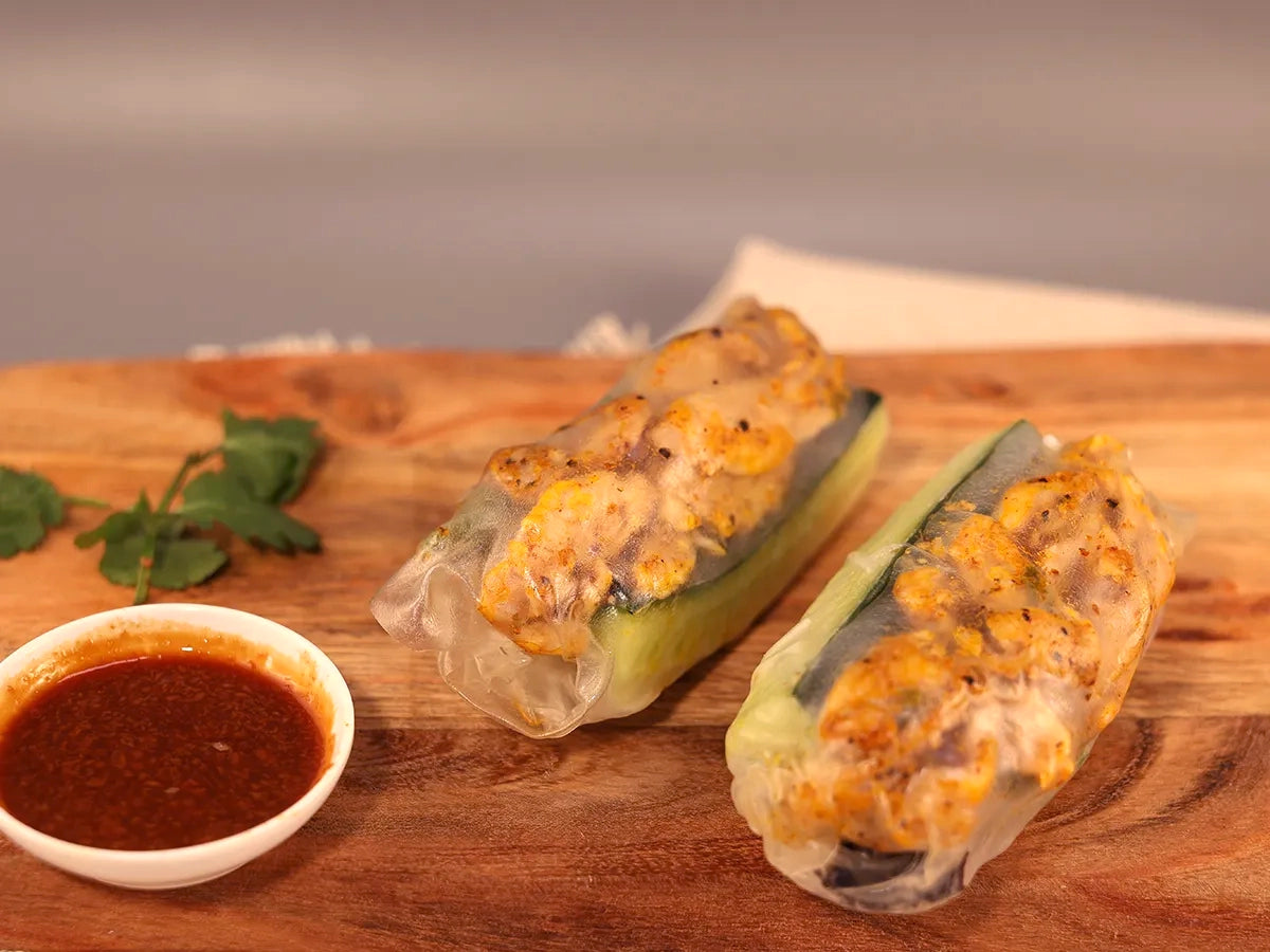ROASTED CHICKEN RICE PAPER ROLLS PACK 2 – SG Bakery